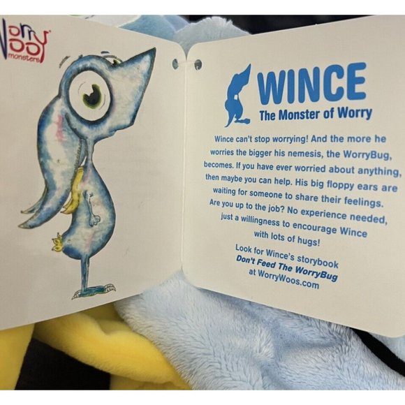 Monsters In My Head | Toys | Worry Woo Monsters Plush Wince The Monster ...
